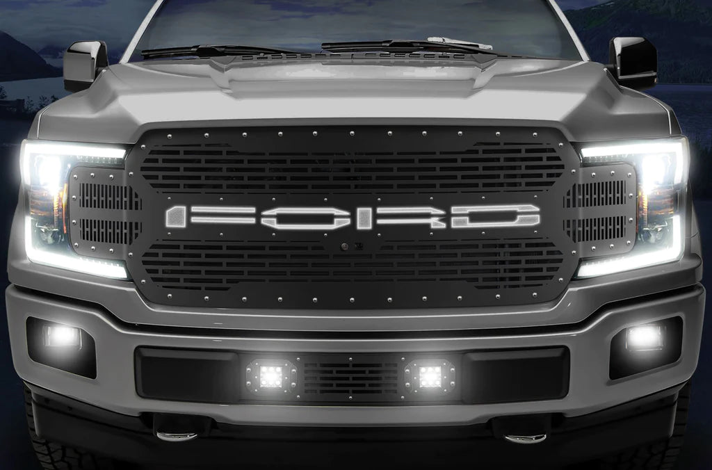 2018-2020 F150 Custom Grille All Black – RacerX Customs
