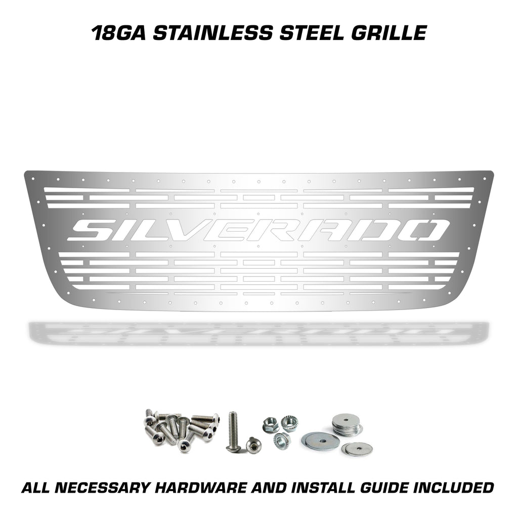 Chevy Silverado Stainless Steel Grill – RacerX Customs
