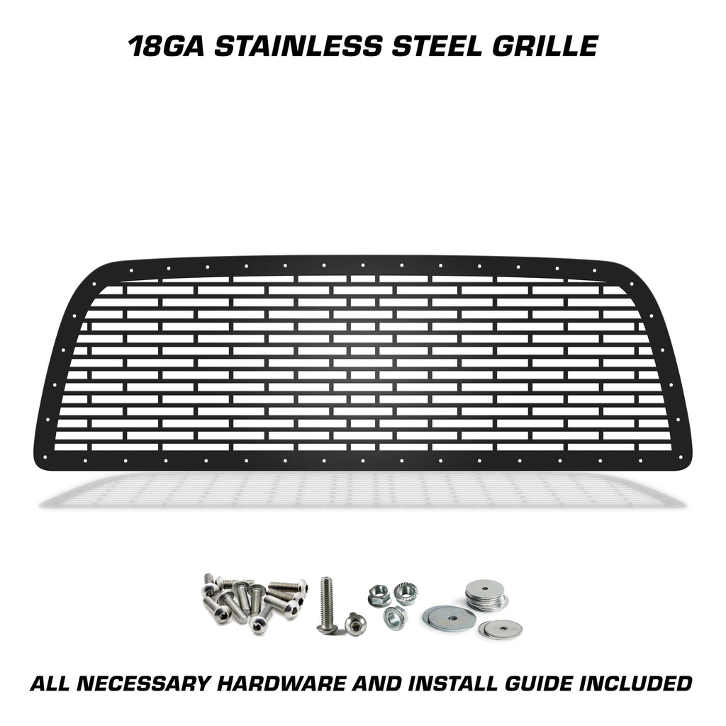 Flat Black Dodge Ram Grille 2013-2018 – RacerX Customs