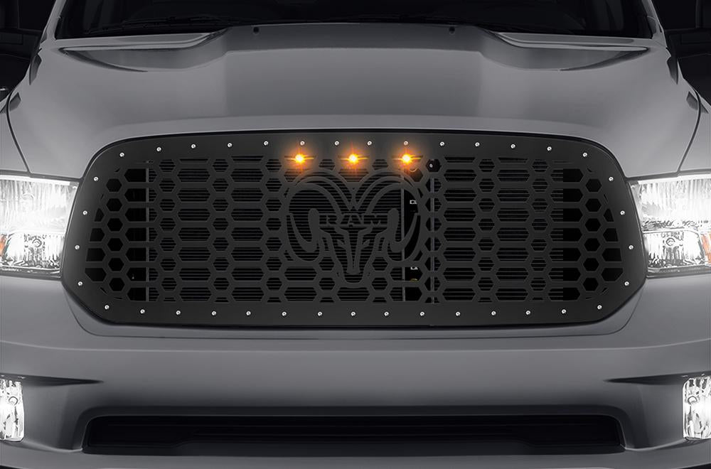 Custom 2013-2018 Dodge Ram Grille – RacerX Customs