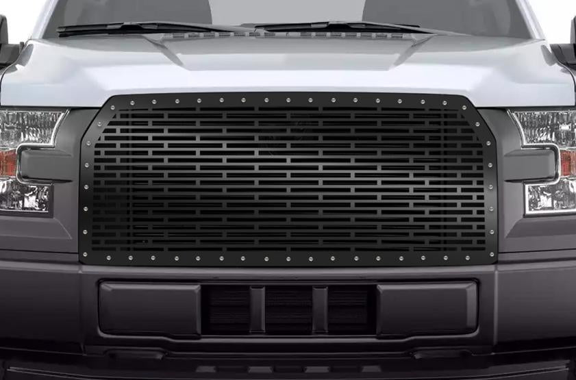 2015-2017 F150 Custom Grille All Black – RacerX Customs