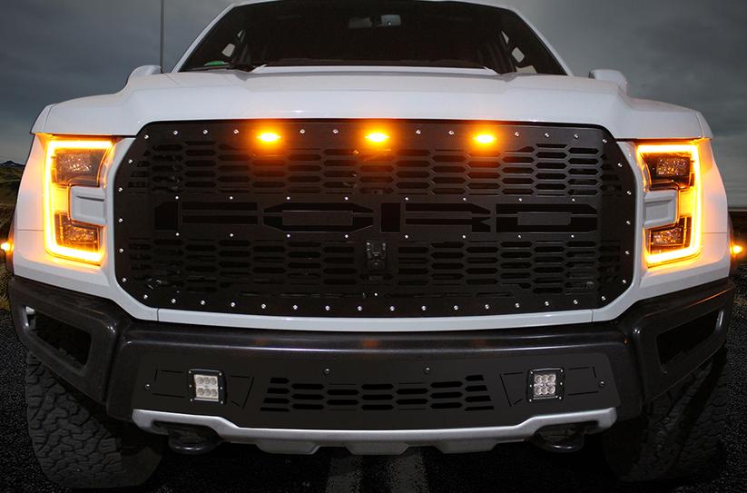 2017-2020 Custom Ford Raptor Grille – RacerX Customs