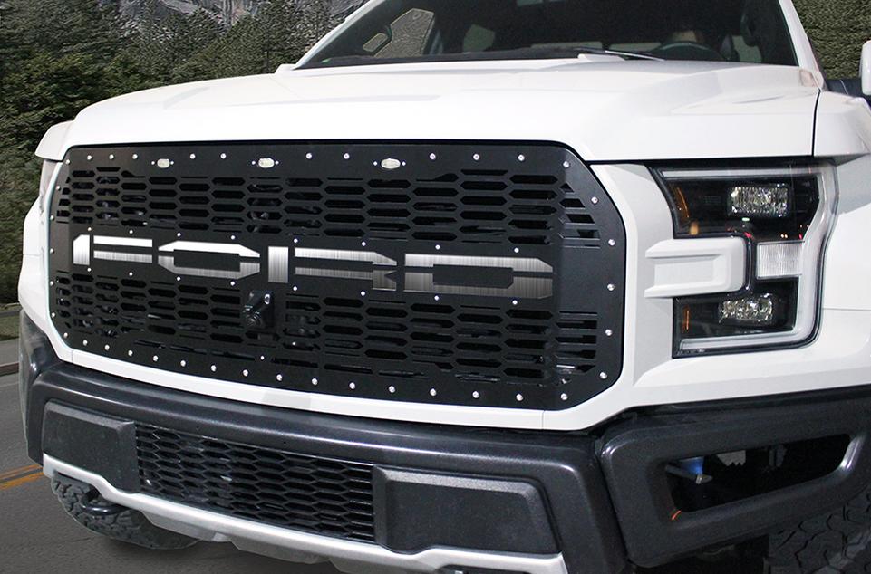 2015-2019 Custom Ford Raptor Grille – RacerX Customs | Auto Graphics ...
