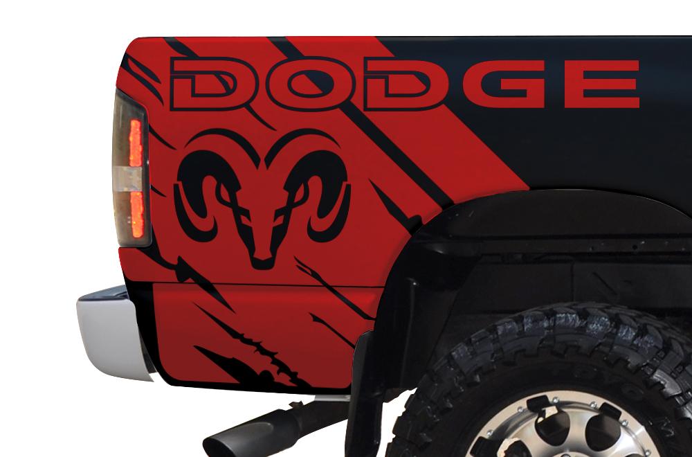 Dodge Ram Vinyl Dodge Logo Graphic – RacerX Customs