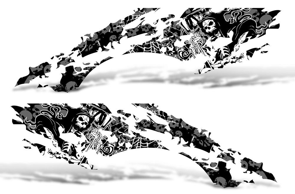 FX4 Ford F150 Wrap with GRIM REAPER – RacerX Customs | Auto Graphics ...