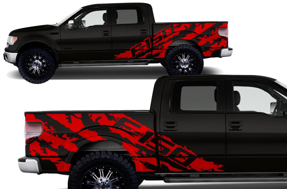 Ford F-150 Vinyl Graphics Wrap Kit – RacerX Customs