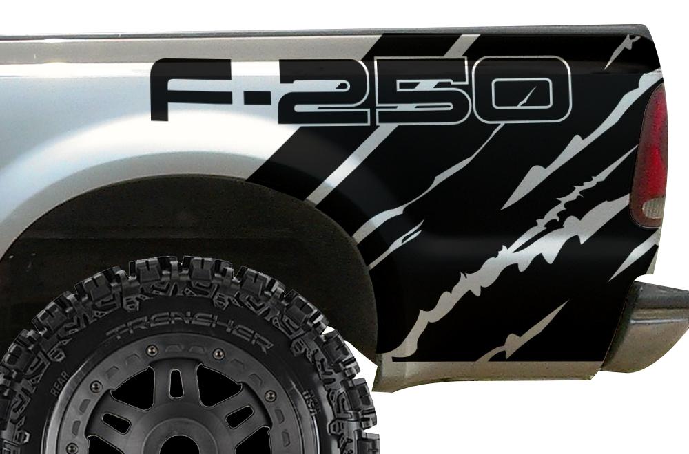 Ford F250 Vinyl Graphics – RacerX Customs
