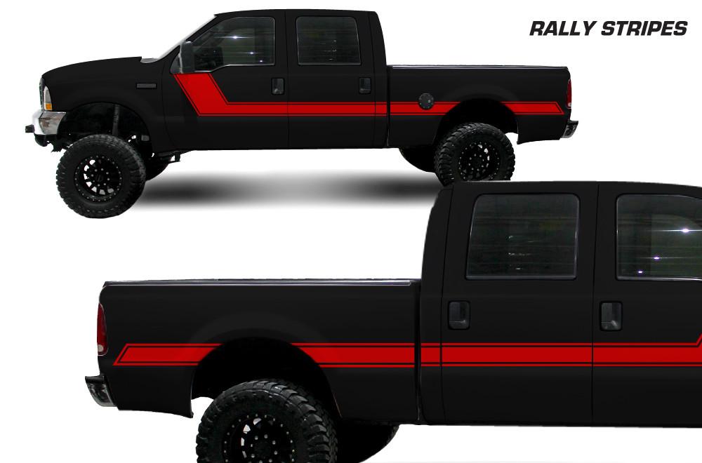 Ford F250 Rally Stripes – RacerX Customs