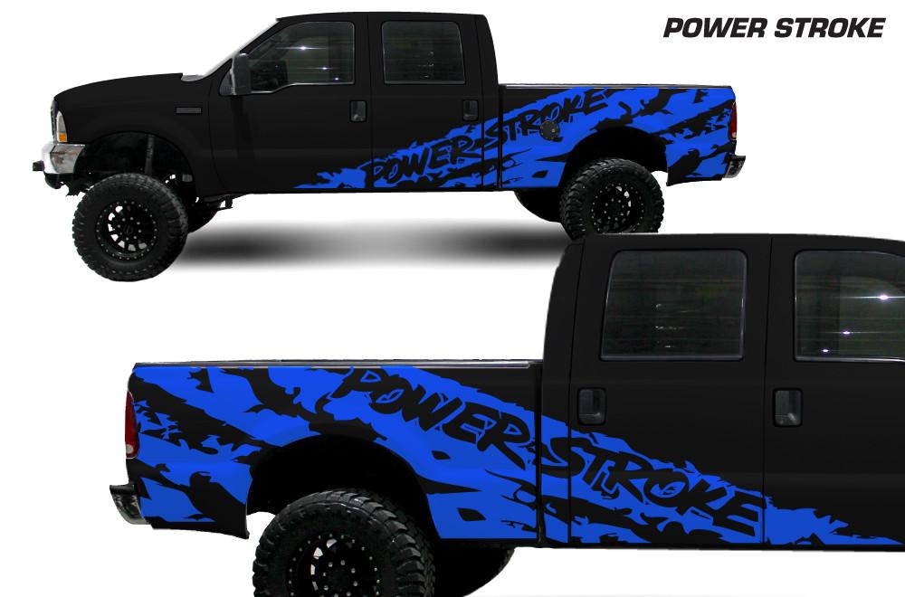 Powerstroke Ford F250-F350 Graphics – RacerX Customs