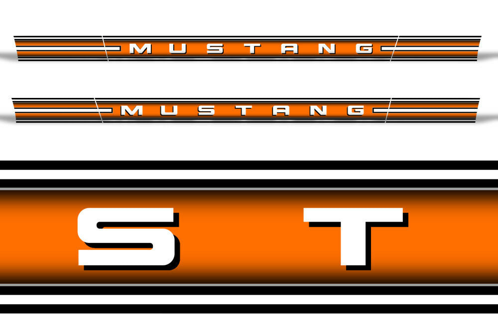 Ford Mustangs Rocker Panel Graphics – RacerX Customs | Auto Graphics ...