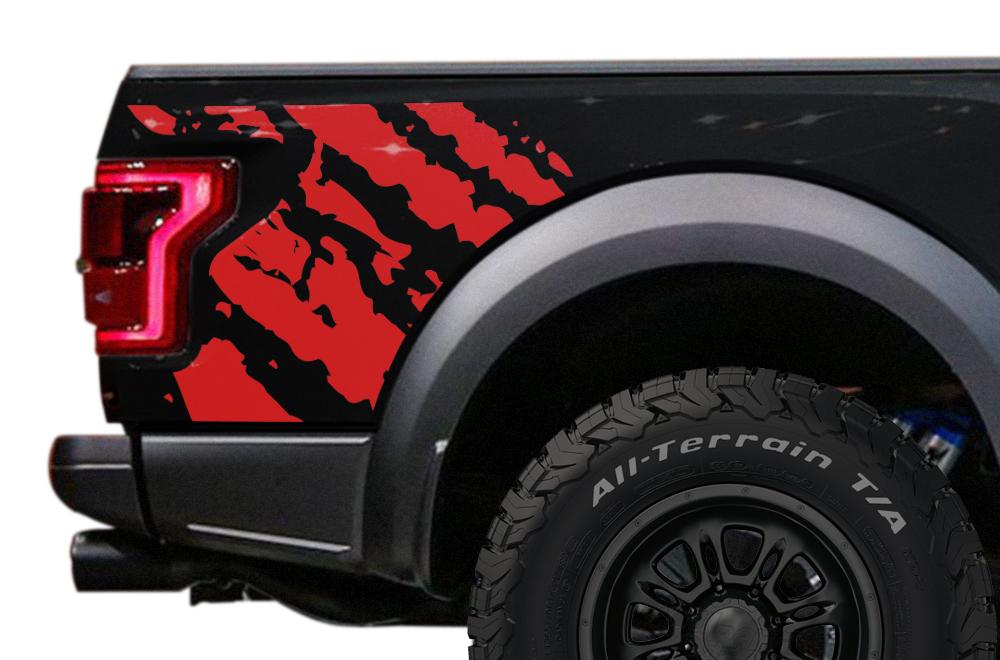 Ford Raptor Graphics - Ripped – RacerX Customs | Auto Graphics, Truck ...