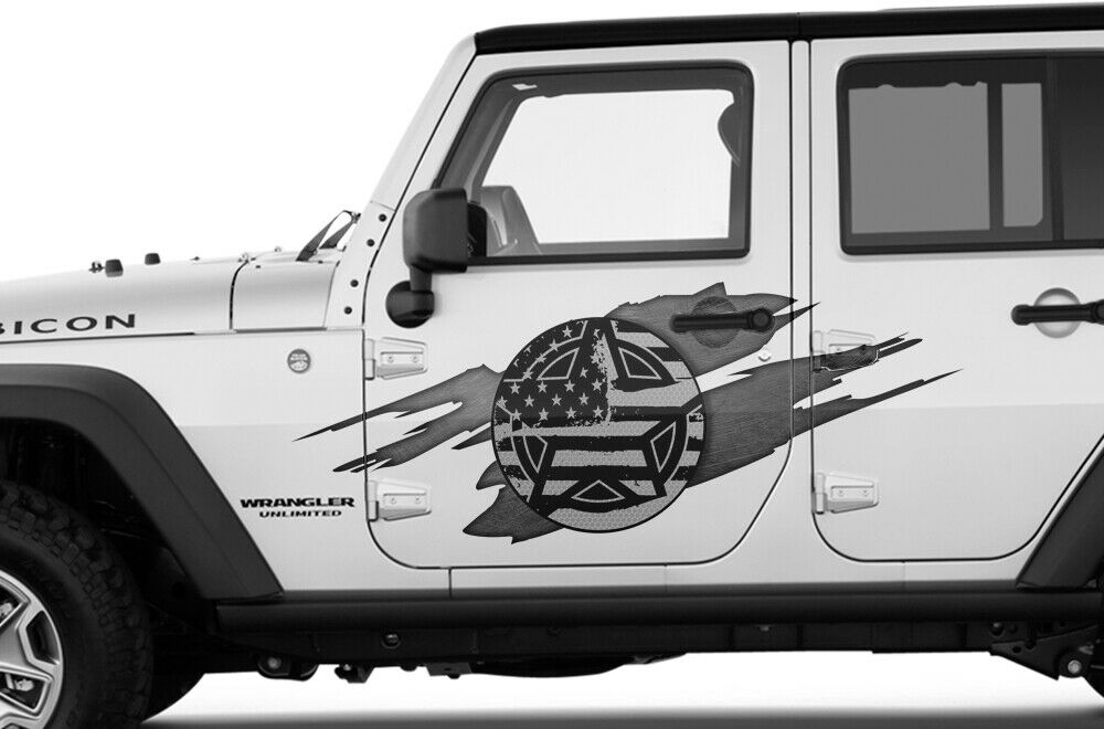 Universal Decal for Jeep Wrangler - ARMY STAR – RacerX Customs