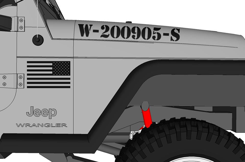 Military Graphics for Jeep Wrangler – RacerX Customs
