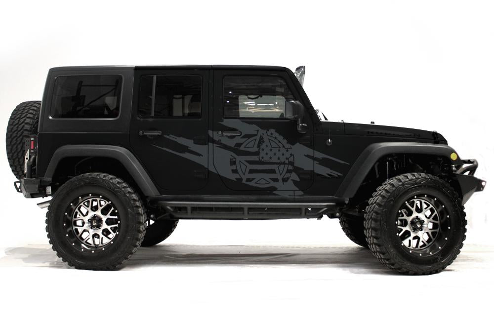 4-Door Jeep Wrangler US Army Graphics – RacerX Customs