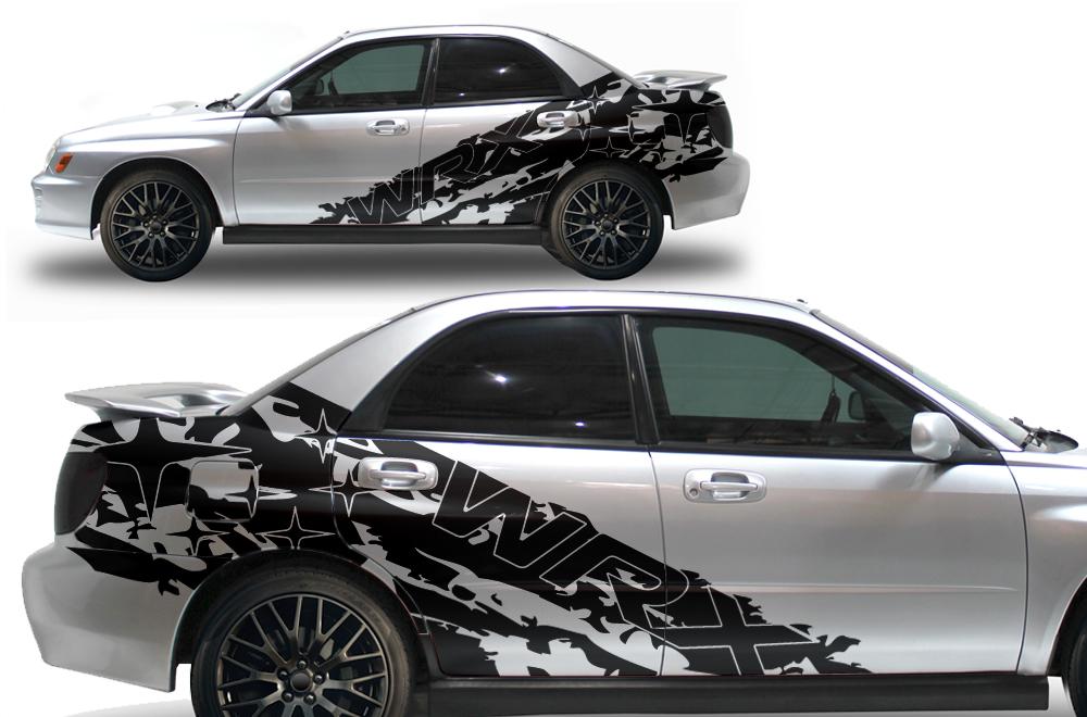 Subaru WRX Vinyl Side Graphics – RacerX Customs