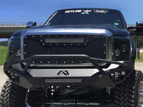 Custom Ford SuperDuty Grille with LED Bar by Royalty Core – RacerX Customs