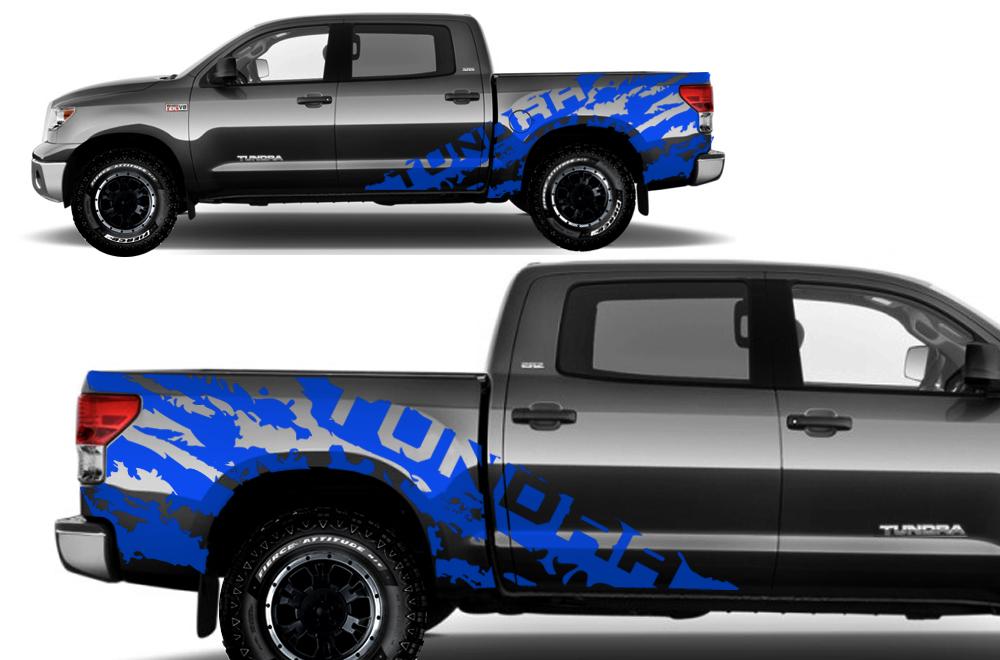 Toyota Tundra Vinyl Side Graphics – RacerX Customs